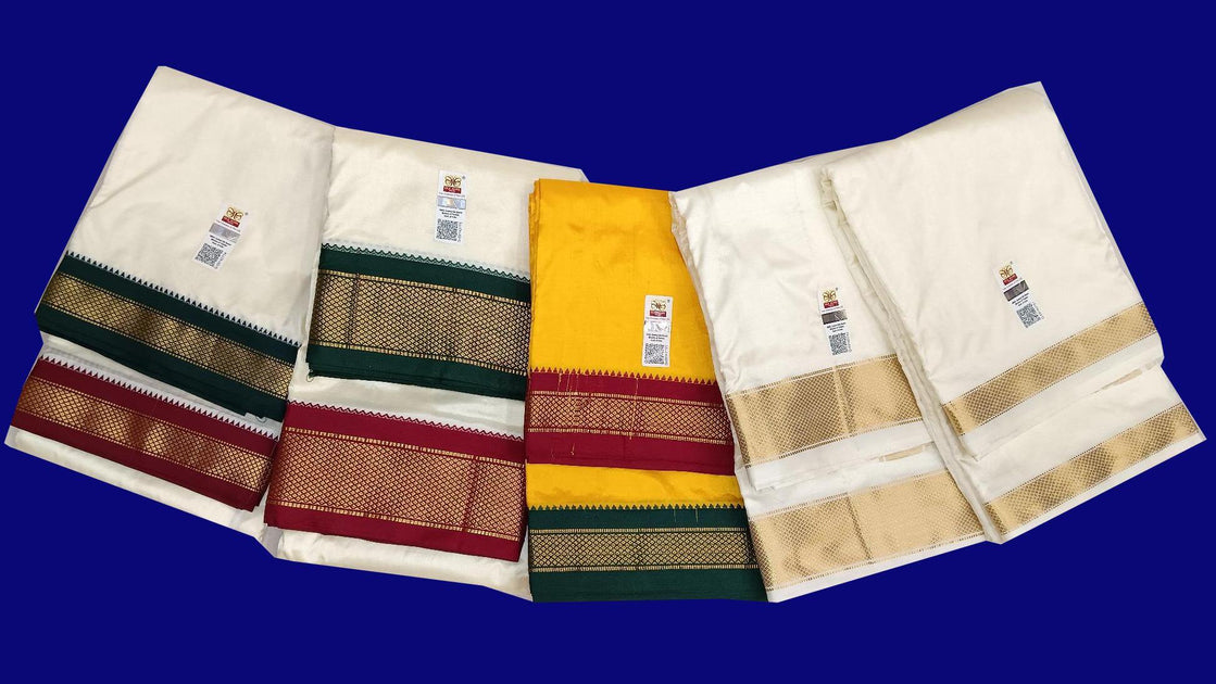 Pure Silk Dhoti/Panche